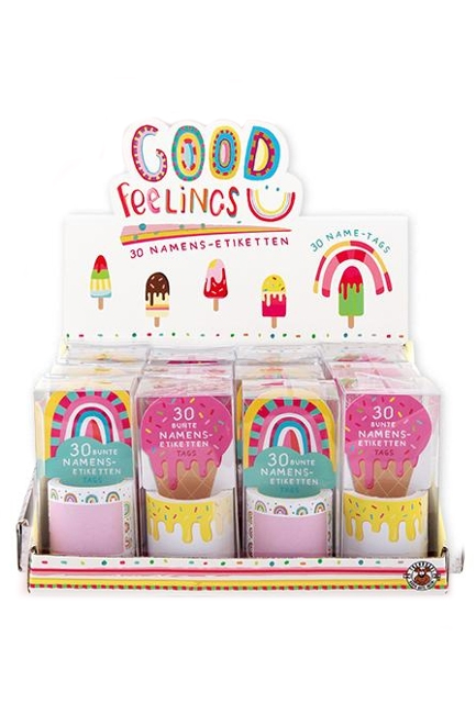 ΕΤΙΚΕΤΕΣ ΟΝΟΜΑΤΟΣ FANCY TREND 953964 FEELINGS ΣΕΤ 30ΤΕΜ. | Evripidis.gr