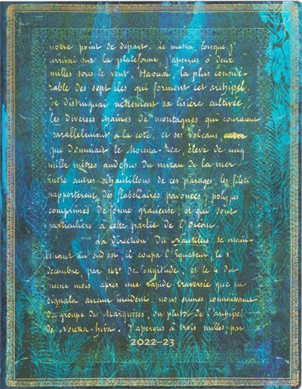 ΗΜΕΡΟΛΟΓΙΟ PAPERBLANKS 22-23 ΑΚΑΔΗΜΑΙΚΟ FLEXIS VERNE TWENTY THOUSAND 18 ...