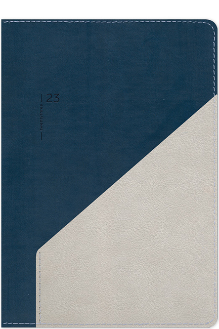 ΗΜΕΡΟΛΟΓΙΟ ADBOOK 23 EQUAL BLUE BEIGE 17*25 ΕΒΔΟΜΑΔΙΑΙΟ ΜΕ ΕΞΩΤΕΡΙΚΗ ...