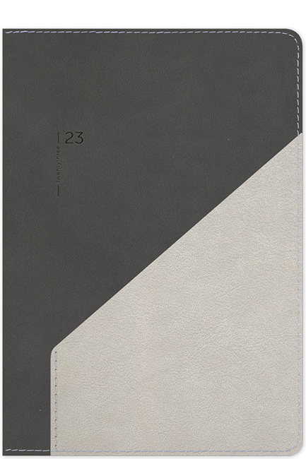 ΗΜΕΡΟΛΟΓΙΟ ADBOOK 23 EQUAL CHARCOAL BEIGE 14*21 ΗΜΕΡΗΣΙΟ ΜΕ ΕΞΩΤΕΡΙΚΗ ...