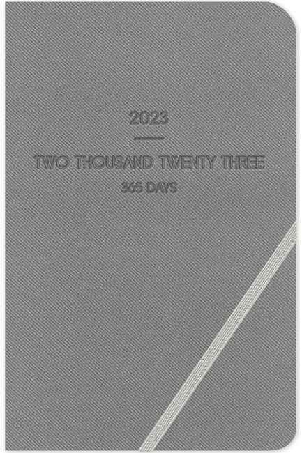 ΗΜΕΡΟΛΟΓΙΟ ADBOOK 23 LIEVE GREY 13*21 ΕΒΔΟΜΑΔΙΑΙΟ ΜΕ ΓΩΝΙΑΚΟ ΛΑΣΤΙΧΟ ...