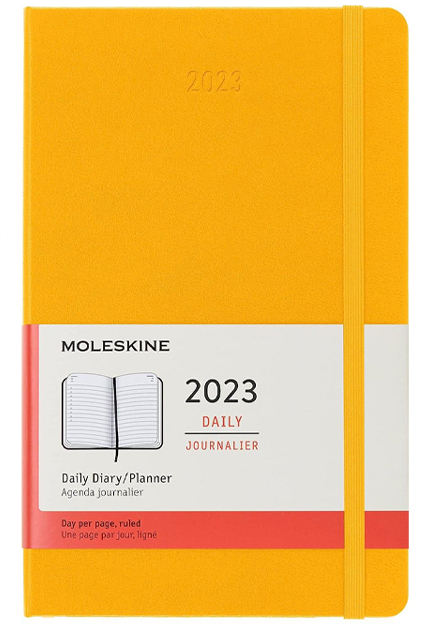 ΗΜΕΡΟΛΟΓΙΟ MOLESKINE 23 HARD ORANGE YELLOW 13*21 ΗΜΕΡΗΣΙΟ LARGE ...