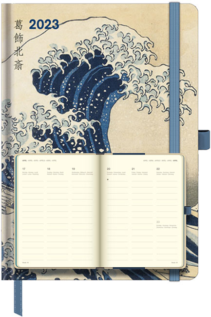 ΗΜΕΡΟΛΟΓΙΟ TENEUES 23 ART-HOKUSAI 16*22 ΕΒΔΟΜΑΔΙΑΙΟ ΜΕ ΛΑΣΤΙΧΟ ...