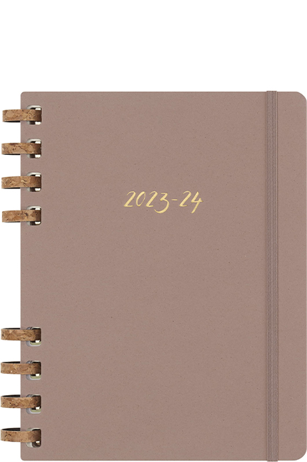 ΗΜΕΡΟΛΟΓΙΟ MOLESKINE 23-24 ΑΚΑΔΗΜΑΙΚΟ SPIRAL CRUSH ALMOND 19*25 ...