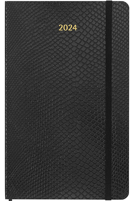 ΗΜΕΡΟΛΟΓΙΟ MOLESKINE 24 PRECIOUS ETHICAL BOA BLACK 13*21 ΕΒΔΟΜΑΔΙΑΙΟ ...