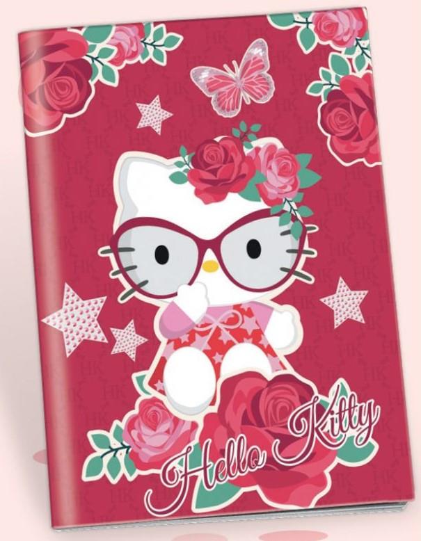 ΤΕΤΡΑΔΙΟ FANCY 17*25 ΚΑΡΦΙΤΣΑ HELLO KITTY 19800 | Evripidis.gr