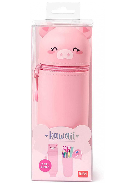ΚΑΣΕΤΙΝΑ ΜΑΚΡΟΣΤΕΝΗ LEGAMI ΣΙΛΙΚΟΝΗΣ KA0001 KAWAII 2-IN-1 SOFT-PIGGY ...