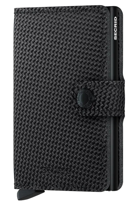 ΚΑΡΤΟΘΗΚΗ ΓΙΑ 10 ΚΑΡΤΕΣ LEATHER SECRID RFID SAFE MINI WALLET CARBON ...