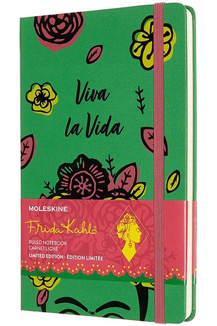 ΣΗΜΕΙΩΜΑΤΑΡΙΟ 13*21 LARGE MOLESKINE ΡΙΓΕ HARD FRIDA KAHLO | Evripidis.gr