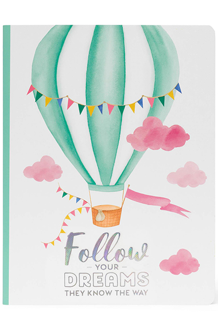 ΣΗΜΕΙΩΜΑΤΑΡΙΟ 14*21ΕΚ.ΡΙΓΕ LΕGΑΜΙ ΜΕDΙUΜ A5NOT0046 FOLLOW YOUR DREAMS ...
