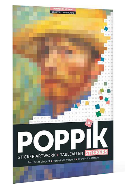 ΔΗΜΙΟΥΡΓΙΚΗ ΑΦΙΣΑ ΜΕ 1600 ΑΥΤΟΚΟΛΛΗΤΑ POPPIK ARTWORK-VINCENT VAN GOGH ...