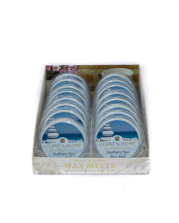 ΚΕΡΙ ΑΡΩΜΑΤΙΚΟ HEART & HOME WAX MELT-ΑΙΣΘΗΣΗ SPA ΓΙΑ ΚΑΜΙΝΙ | Evripidis.gr
