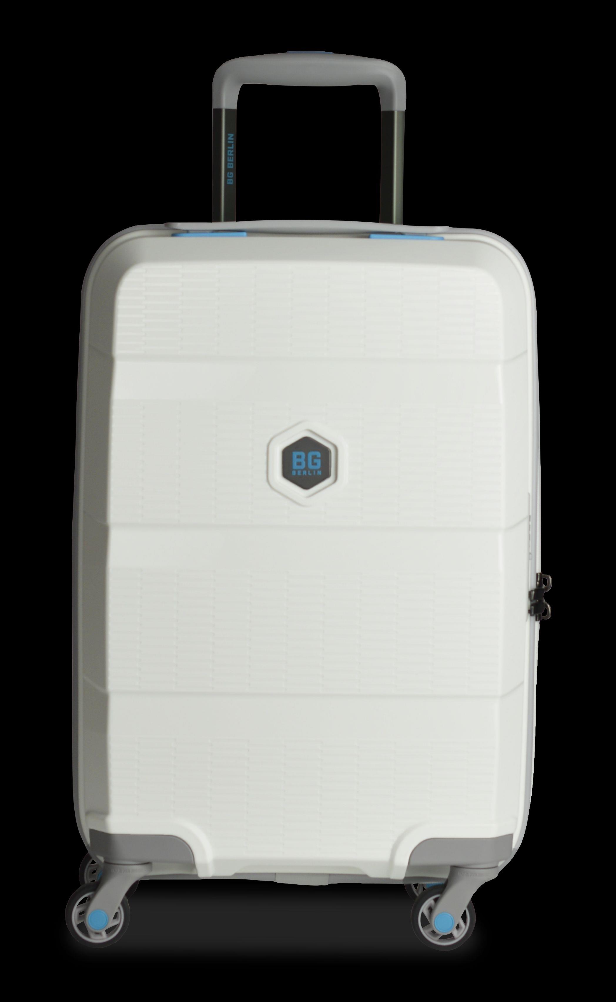 ΒΑΛΙΤΣΑ TROLLEY 4 ΡΟΔΕΣ BG BERLIN 55*36*20CM. ZIP2 PLUS WHITE LOUNGE ...