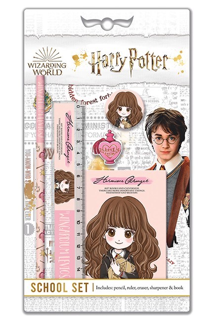 ΣΕΤ ΣΧΟΛΙΚΟ HARRY POTTER ΜΟΛΥΒΙ-ΞΥΣΤΡΑ-ΧΑΡΑΚΑ-ΣΗΜΕΙΩΜΑΤΑΡΙΟ HERMIONE ...