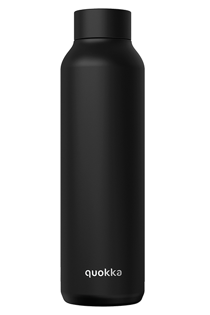 ΠΑΓΟΥΡΙ ΑΝΟΞΕΙΔΩΤΟ ΑΤΣΑΛΙ ΘΕΡΜΟΣ QUOKKA 850ml SOLID JET BLACK ...