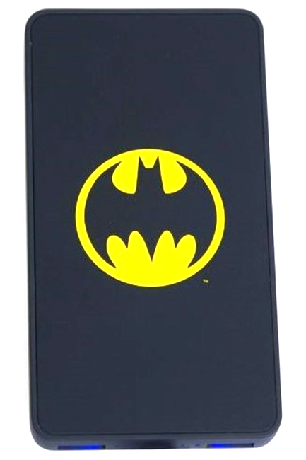 POWER BANK LASERBUILT 6000MAH DC BATMAN LOGO LIGHT-UP | Evripidis.gr