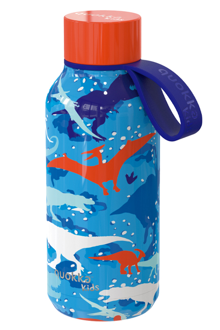 ΠΑΓΟΥΡΙ ΑΝΟΞΕΙΔΩΤΟ ΑΤΣΑΛΙ ΘΕΡΜΟΣ QUOKKA KIDS 330ml SOLID DINOSAUR ΜΕ ...