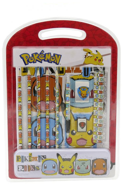 ΣΕΤ ΣΧΟΛΙΚΟ POKEMON ΜΟΛΥΒΙ-ΞΥΣΤΡΑ-ΧΑΡΑΚΑ-ΓΟΜΑ-ΞΥΛΟΜΠΟΓΙΕΣ-ΣΗΜΕΙΩΜΑΤΑΡΙΟ ...